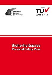 TÜV AUSTRIA Academy | Personal Safety Pass