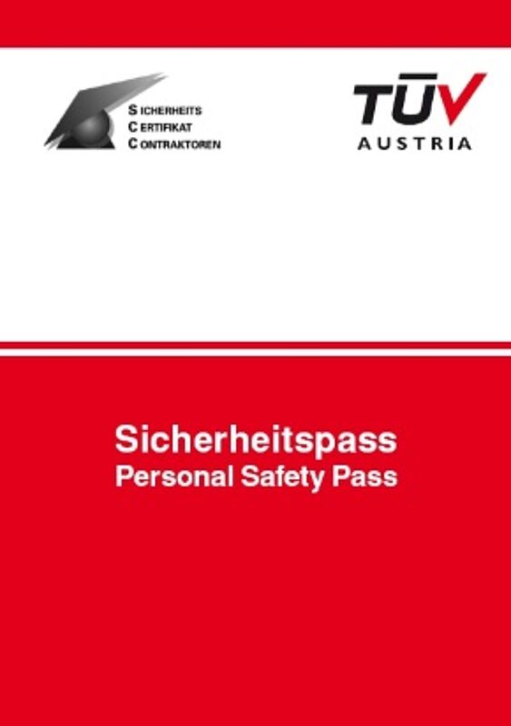 TÜV AUSTRIA Academy | Personal Safety Pass